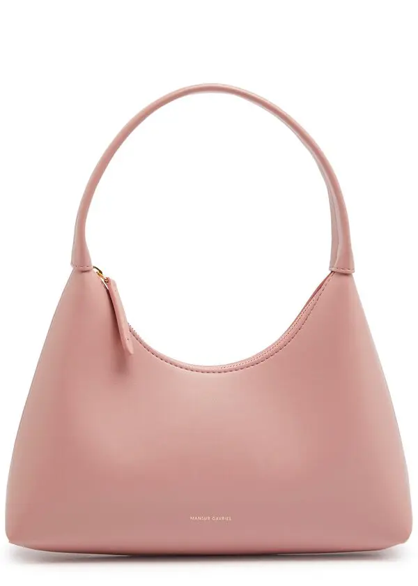 MANSUR GAVRIEL Mini Candy Leather Top Handle Bag Light Pink